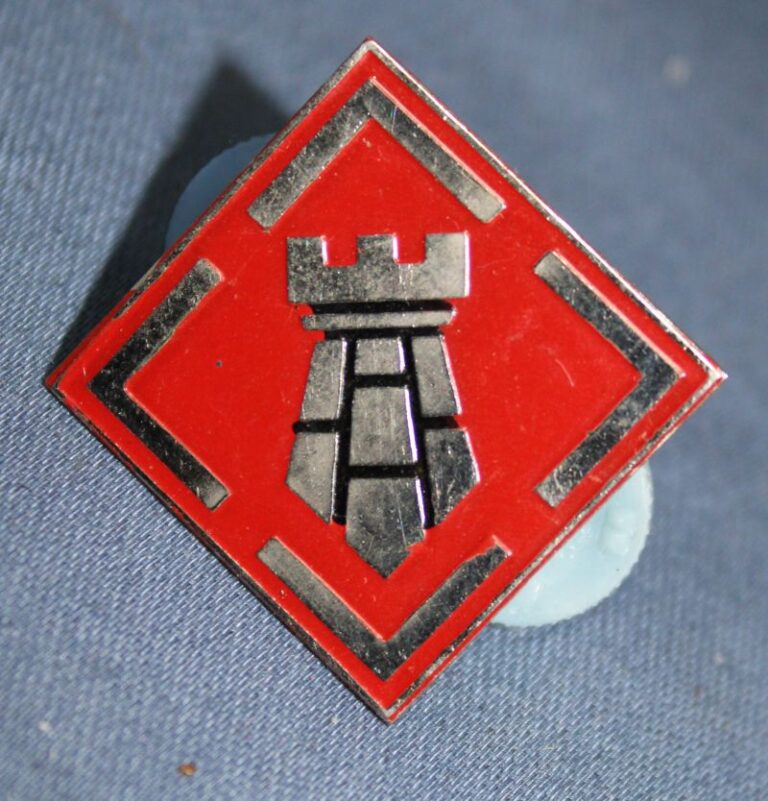 20th Engineer Brigade Beercan Crest / DUI – Griffin Militaria