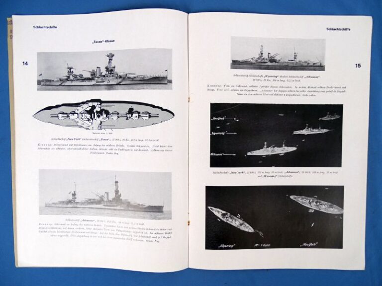 1941 Luftwaffe Manual on Warships of the United States – Griffin Militaria