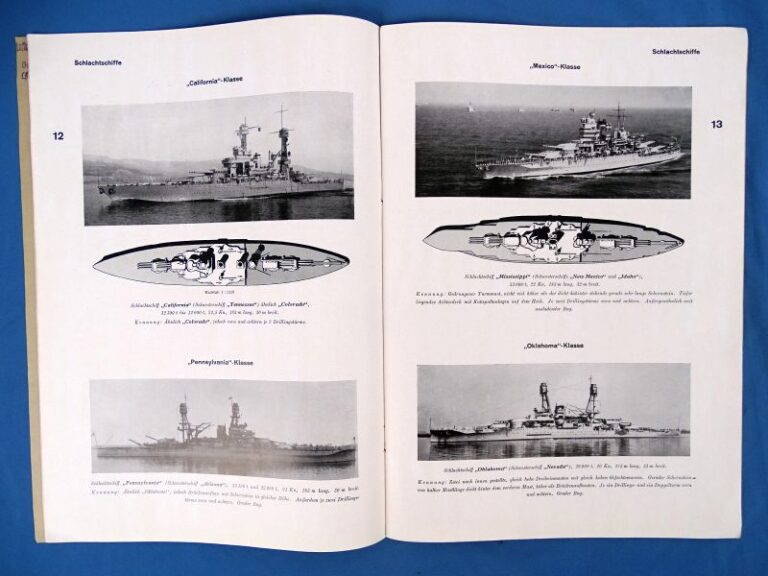 1941 Luftwaffe Manual on Warships of the United States – Griffin Militaria