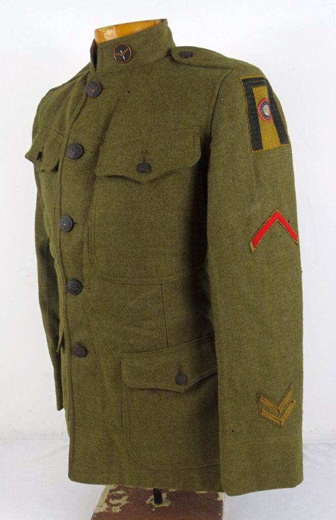 WWI First Army Air Service Corporal Tunic – Griffin Militaria