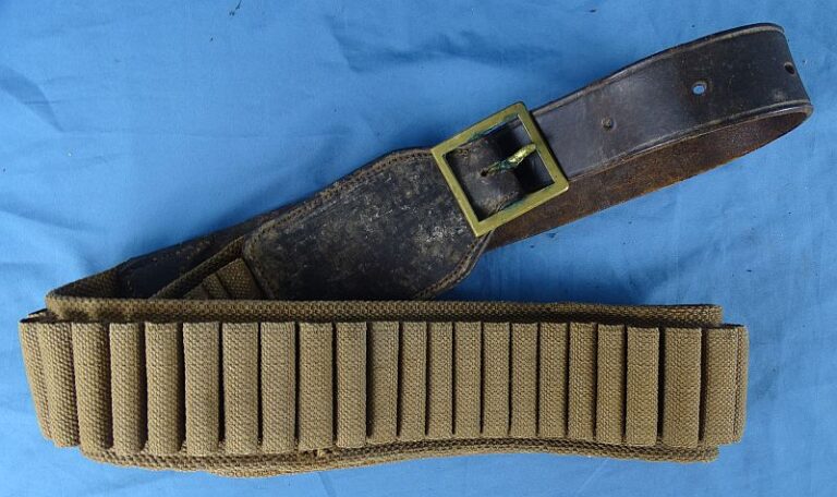 1870’s US Army Experimental Cavalry Bandolier – Griffin Militaria