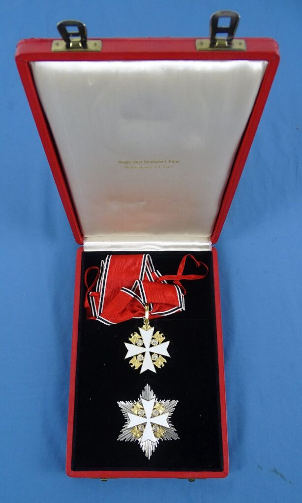 Cased First Class Order of the German Eagle Merit Cross Neck Order and ...