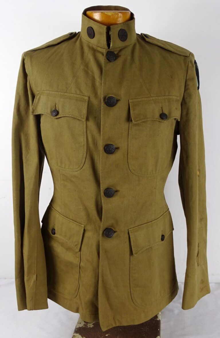 WWI 89th Division Infantry Cotton Tunic – Griffin Militaria