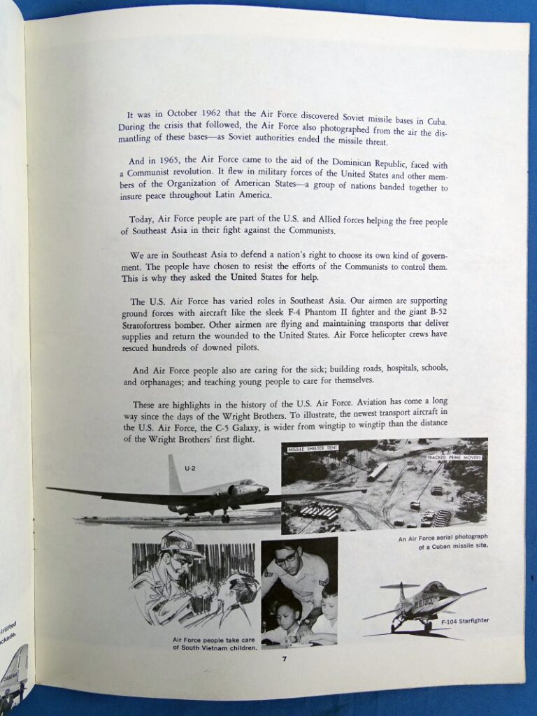 1969 Dated U.S. Air Force Publication: Air force Special Report to ...