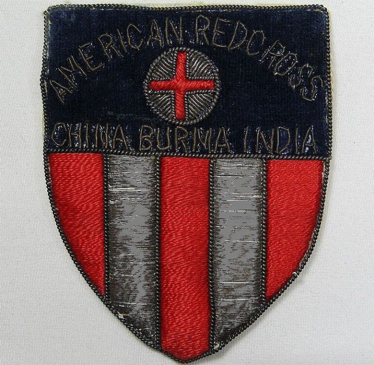 WWII American Red Cross China Burma India Theater Patch – Griffin Militaria