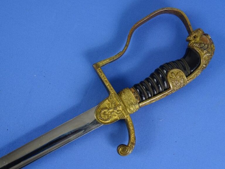 Third Reich Panther Head Sword by Anton Wingen Jr. – Griffin Militaria