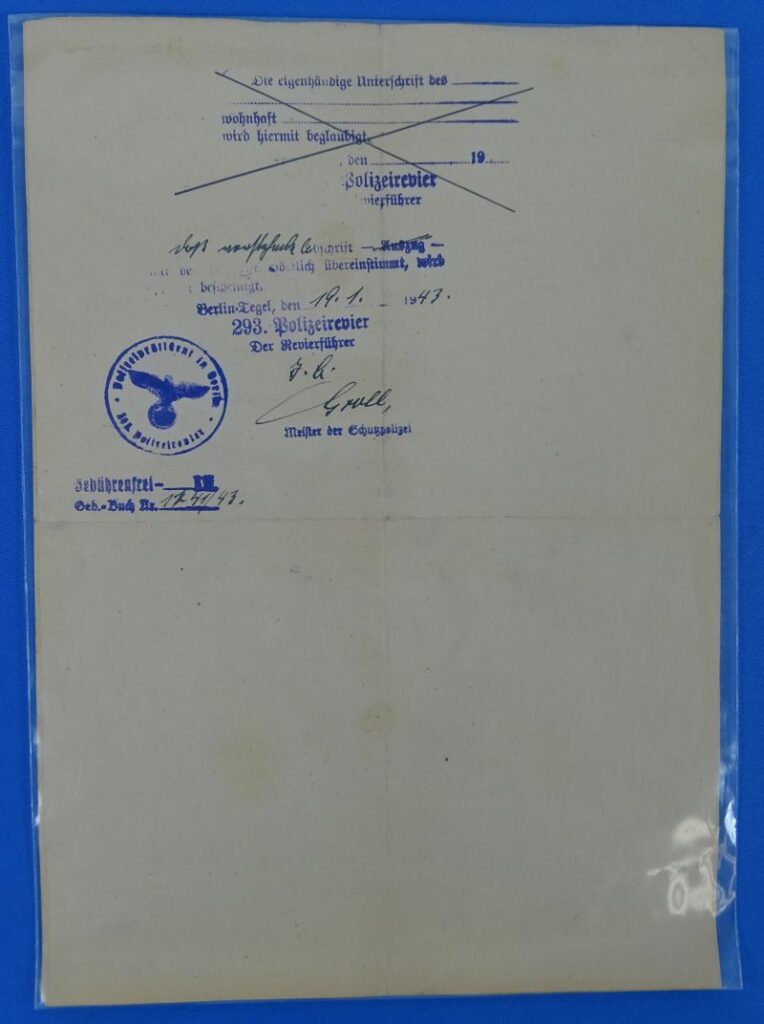 WWII German Documents and Arebeitsbuchs Documents of a Father and his ...