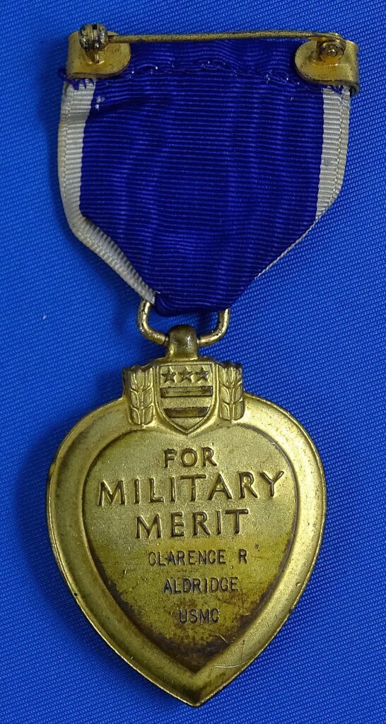 Cased and Named WWII U.S. Marine Corps Guadalcanal Purple Heart Medals ...