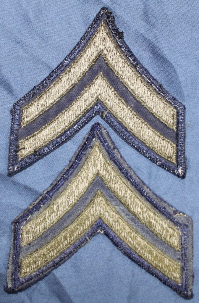 Pair WWII Corporal Chevrons – Griffin Militaria