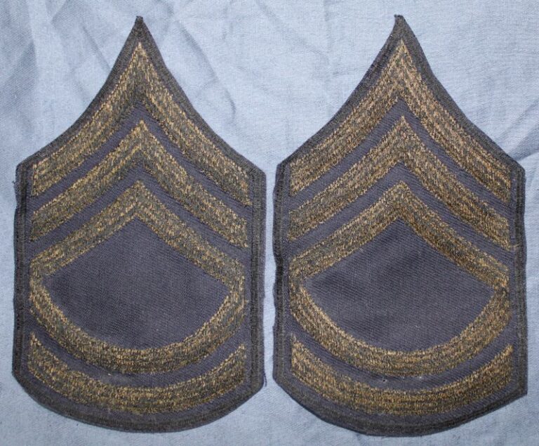 Pair WWII Technical Sergeant Chevrons – Griffin Militaria