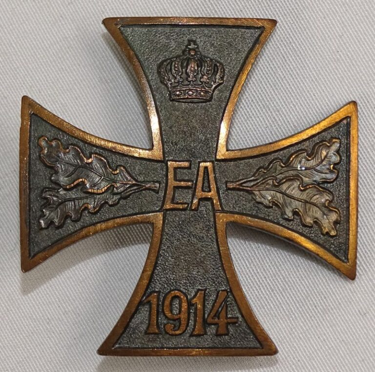 Cased Early German Cross in Gold Medals and Photograph Albums Group of ...