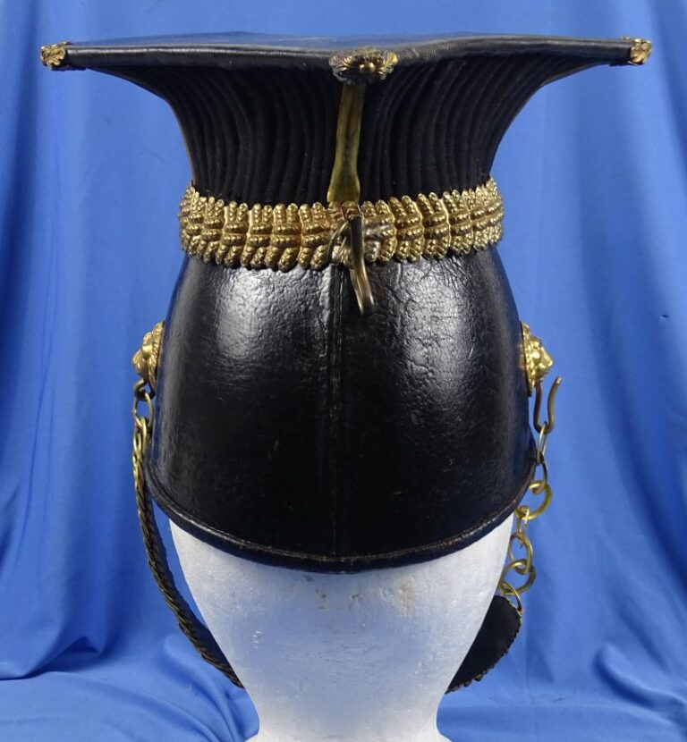 British Victorian Era 9th (Queen’s Royal) Lancer Regiment EM/NCO Helmet ...