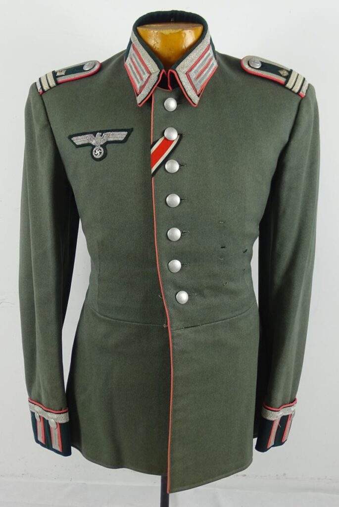 Named First Panzer Regiment Fahnenjunker Feldwebel Waffenrock Dress ...