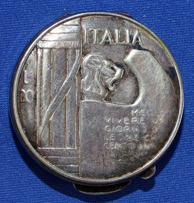 Small Circular Italian Fascist Mussolini Box – Griffin Militaria