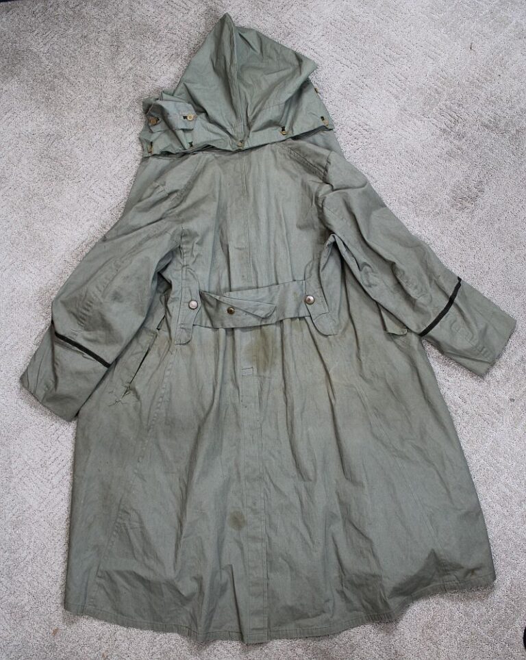 Named WWII Japanese Army Officer’s Raincoat – Griffin Militaria