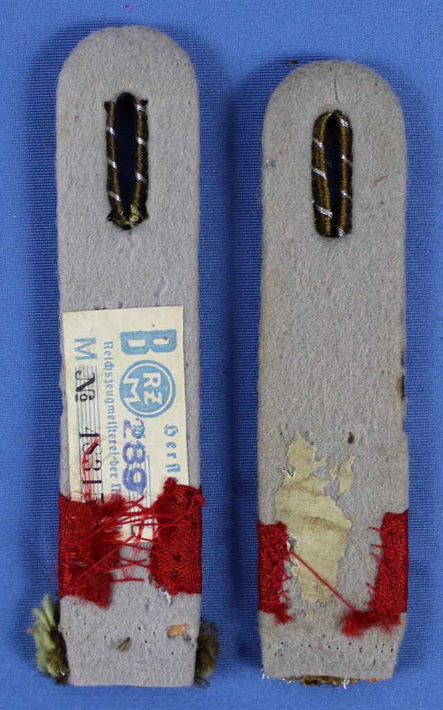 A Pair of Sew In SA Enlisted Ranks Shoulder Boards with RZM Tag ...