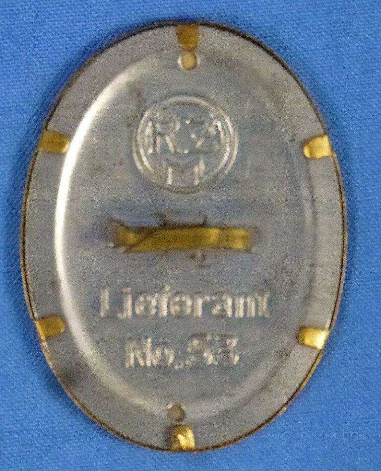 DAF Labor Front Visor Cap Insignia – Griffin Militaria