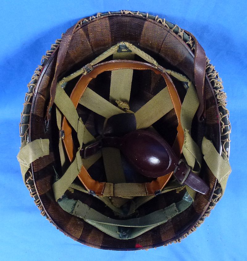 WWII Front Seam Fixed Bale M1 Paratrooper Helmet – Griffin Militaria