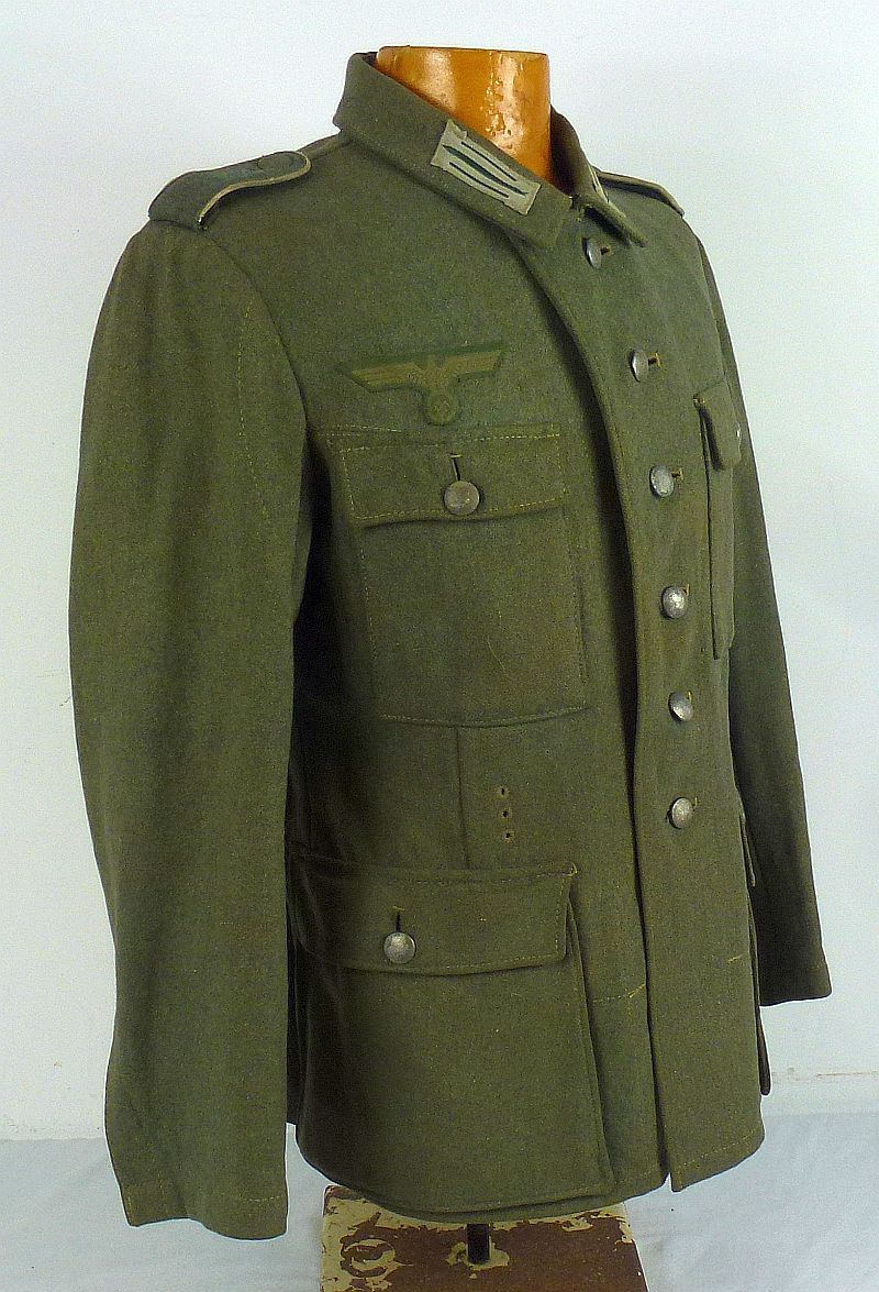 WWII German Army Infantry EM M43 Tunic – Griffin Militaria