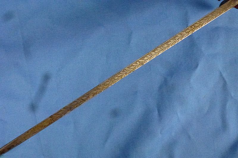 German Hunting Cutlass with Triple Etched Blade – Griffin Militaria