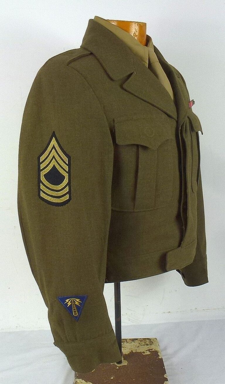 Identified WWII Army Airborne Troop Carrier Command Master Sergeant ...