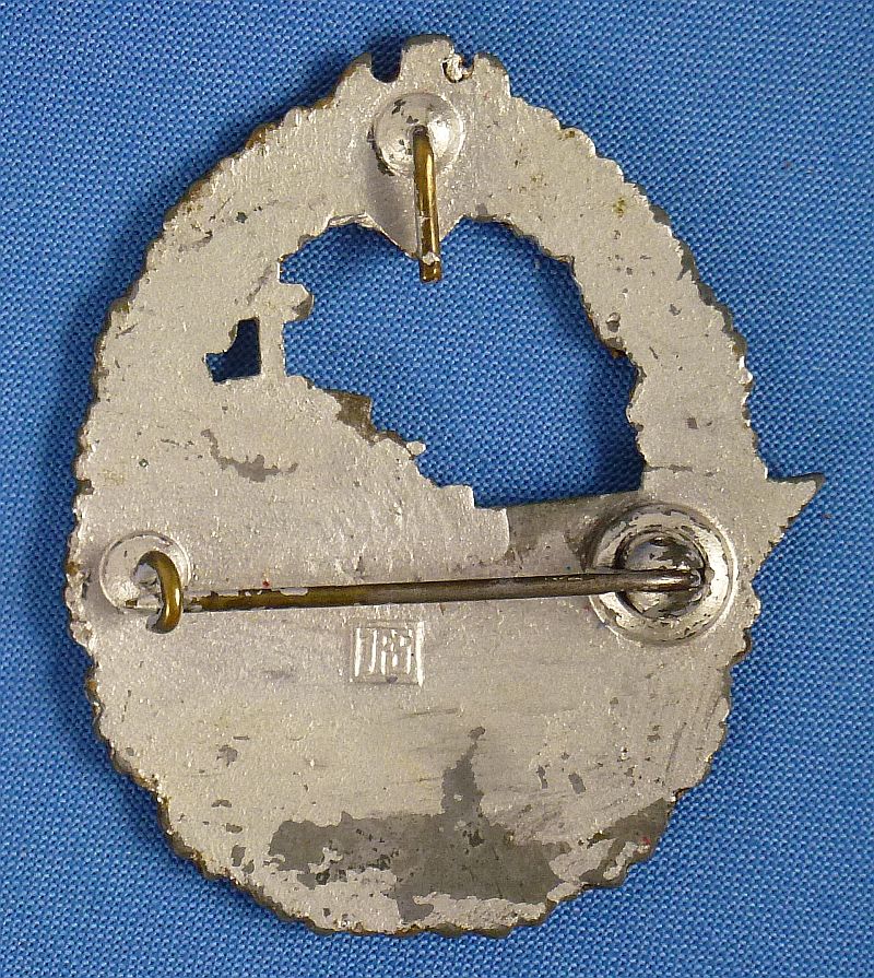 De-Nazified Kriegsmarine Destroyer War Badge by JFS – Griffin Militaria