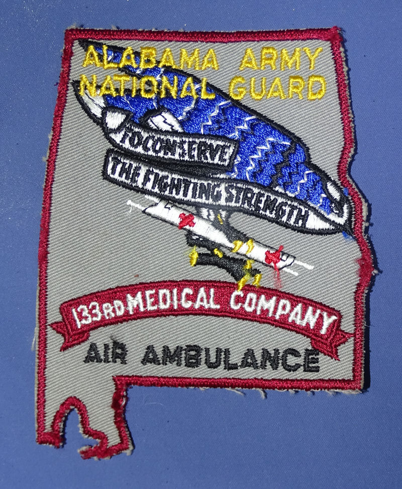 133rd Medical Co Air Ambulance Alabama Army National Guard Patch ...