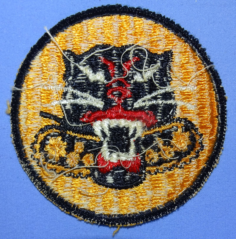WWII 8 Wheel Tank Destroyer Pale Yellow Patch with Line Embroidery ...