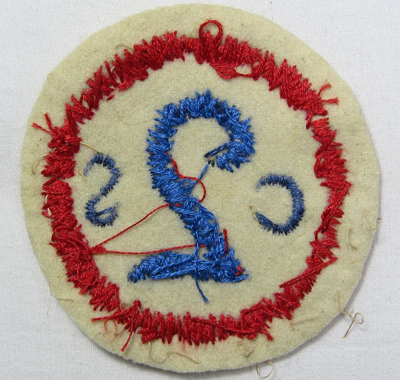 WWI 2nd Corps School Patch – Griffin Militaria