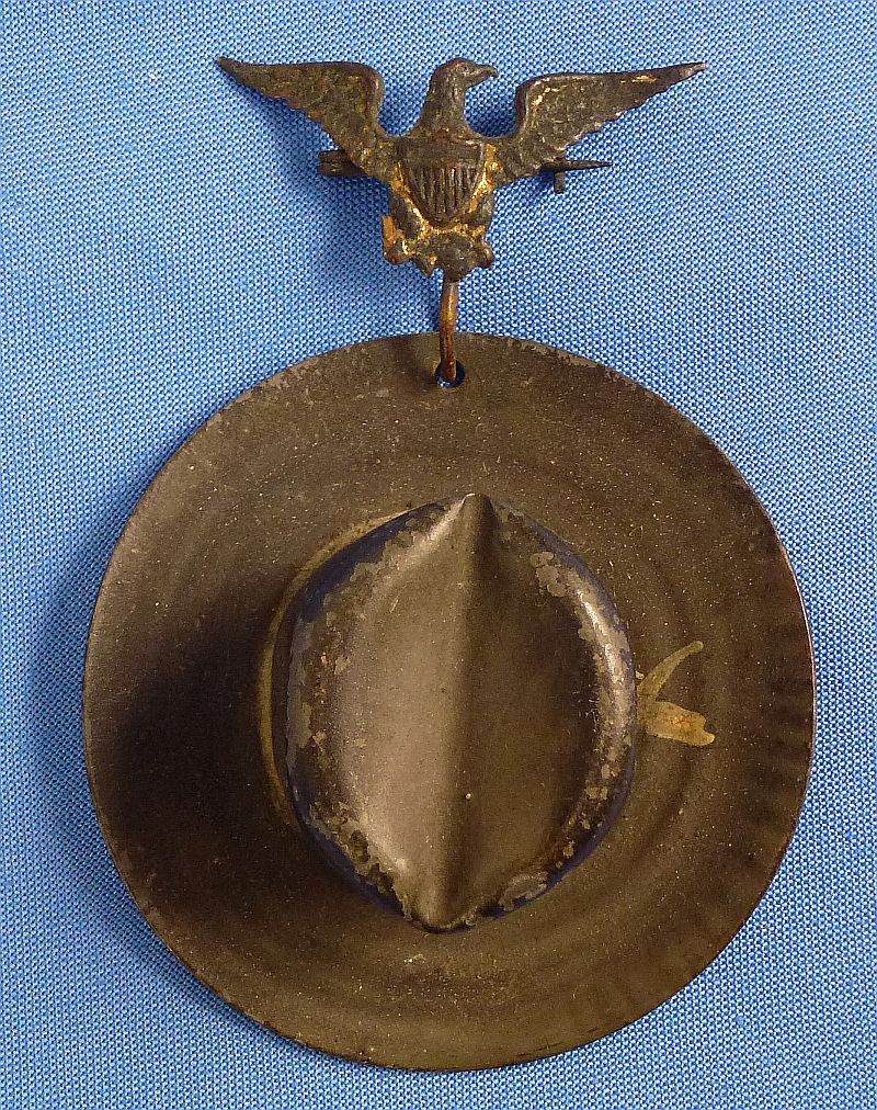 GAR Civil War Veteran Slouch Hat Badge – Griffin Militaria