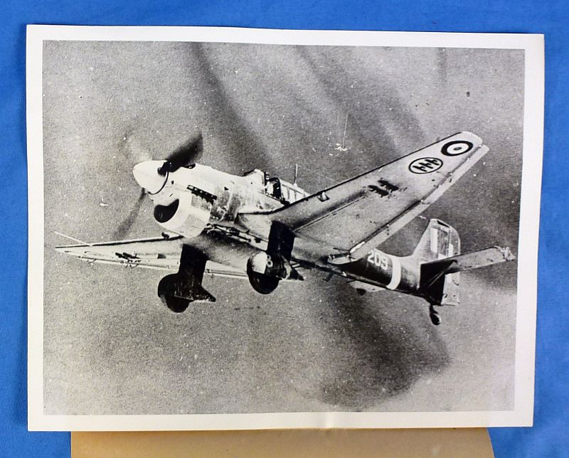 1941 Press Photograph of an Italian Stuka Dive Bomber Captured by the ...