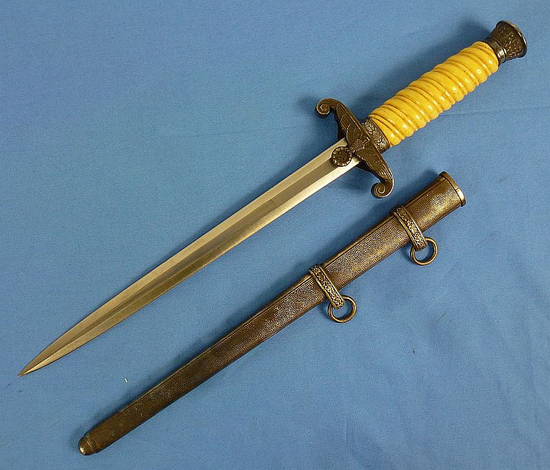 Untouched and Uncleaned Army Officer’s Service Dagger with Simulated ...