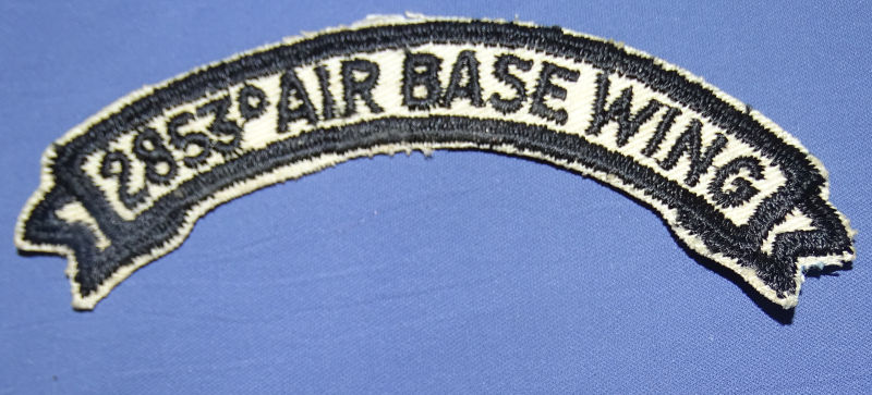 USAF 2853rd Air Base Base Wing Tab – Griffin Militaria