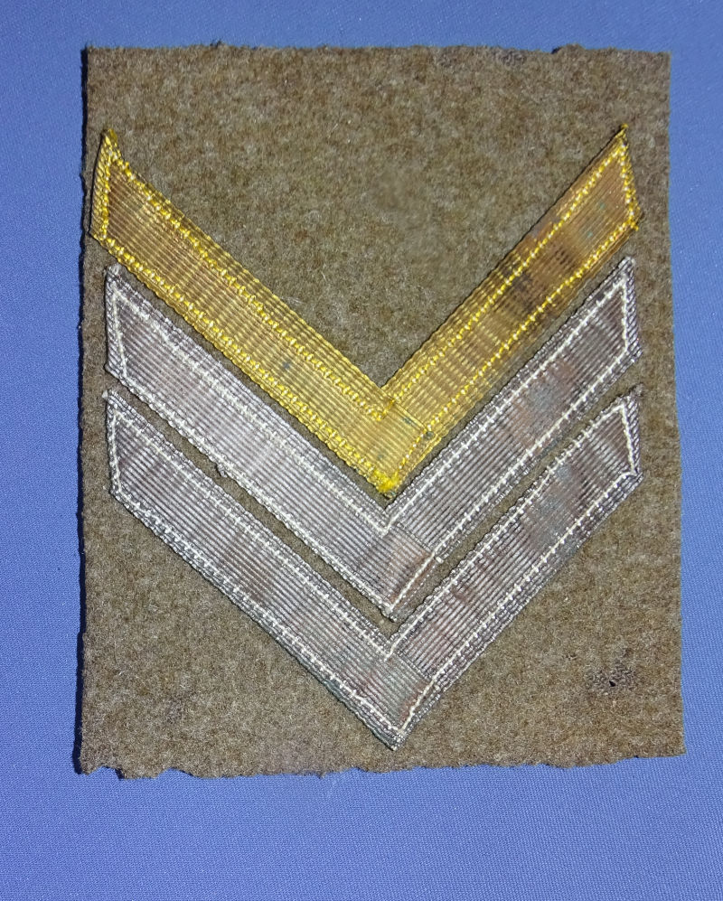 WWI Service Chevrons / 1 Gold 2 Silver – Griffin Militaria