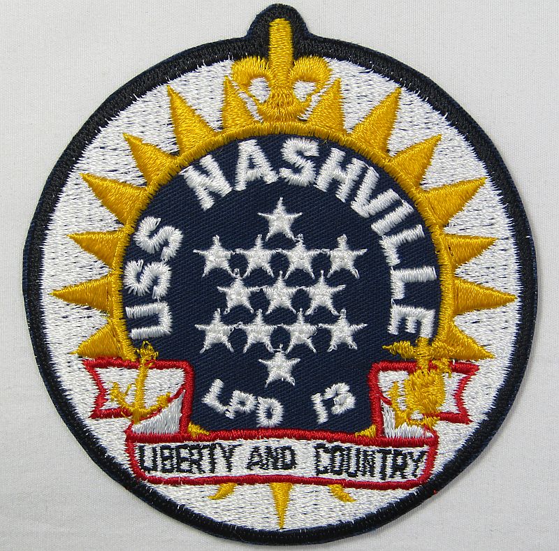 USS Nashville LPD-13 Patch – Griffin Militaria