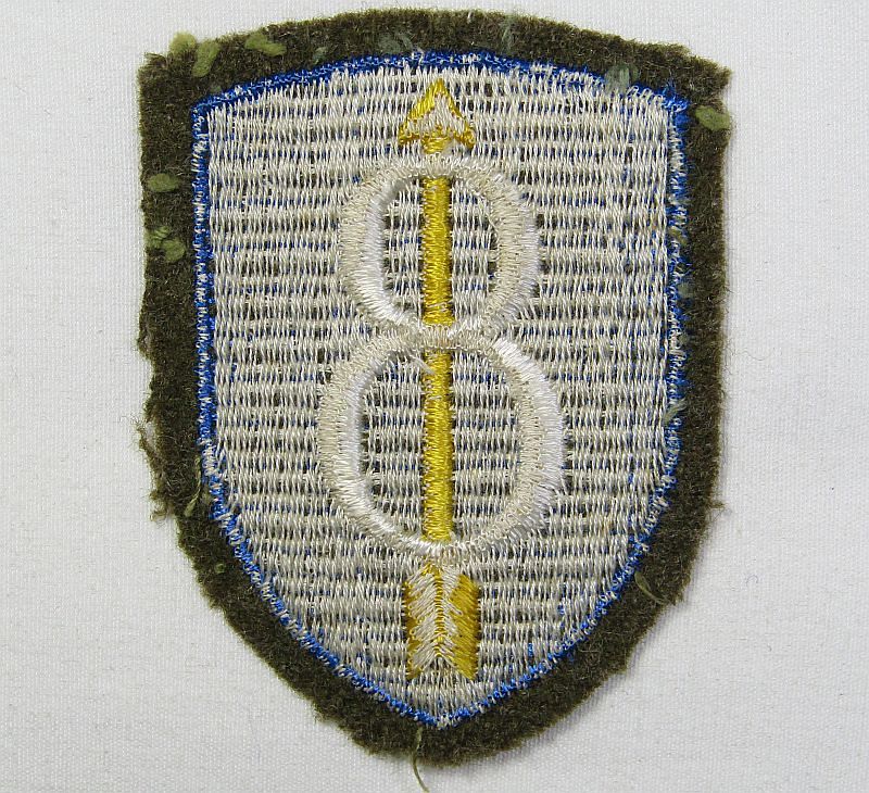 Pre-WWII 8th Infantry Division Patch – Griffin Militaria