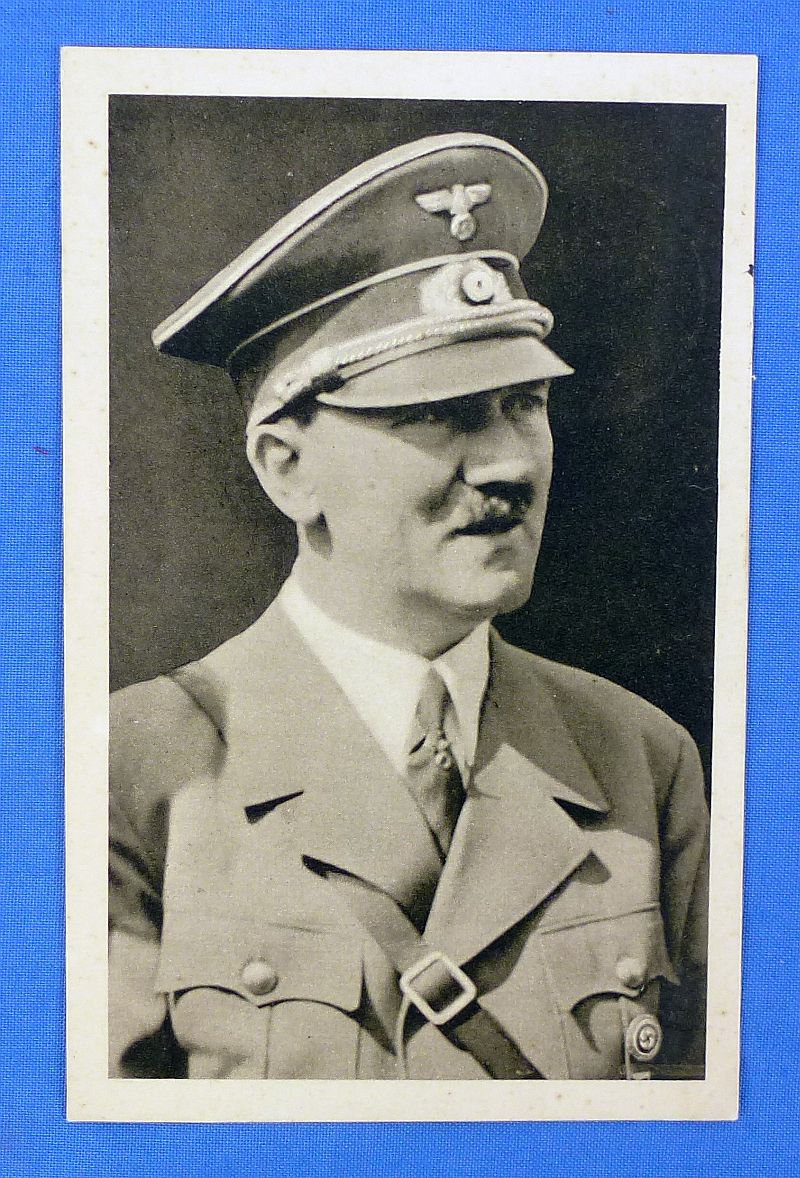 Third Reich Propaganda Postcard: AH in Wartime Uniform – Griffin Militaria
