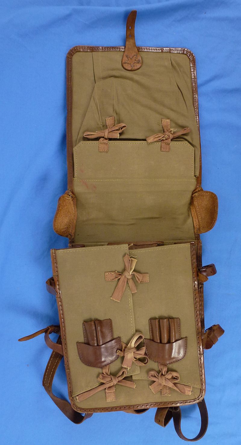 WWII Japanese Army Officer Leather Backpack – Griffin Militaria