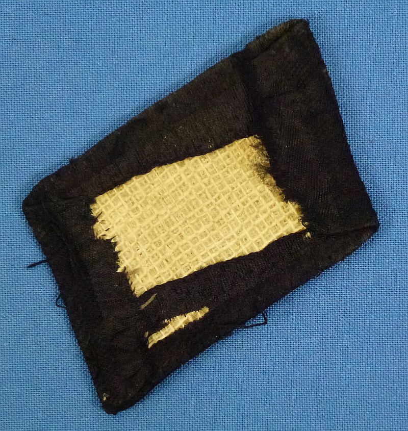 SS Runes EM/NCO Collar Tab Removed from a Uniform – Griffin Militaria
