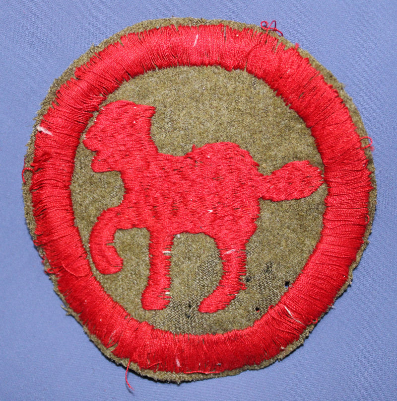 WWI 81st Division Artillery Patch – Griffin Militaria