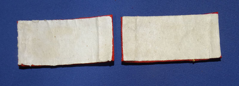 Pair WWII Japanese Army Private 2nd Class Cloth Rank Collar Insignia ...