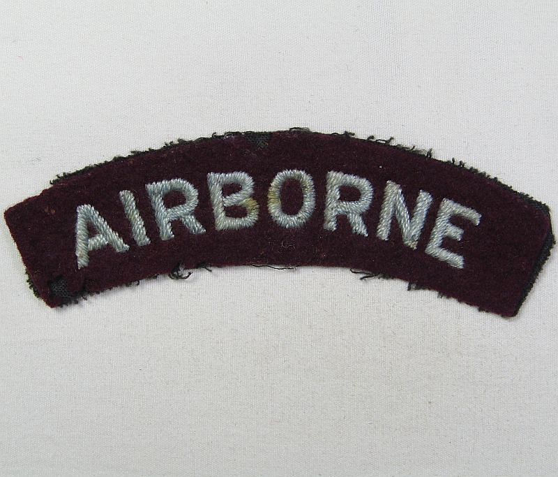WWII British Airborne Tab – Griffin Militaria