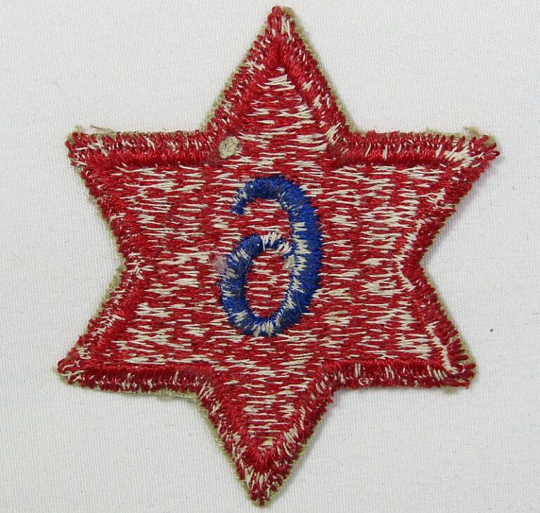 6th Infantry Division Patch – Griffin Militaria