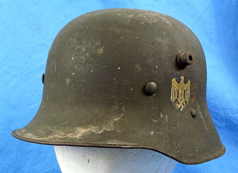 Third Reich Reissued Single Decal Army Model 1918 Combat Helmet ...