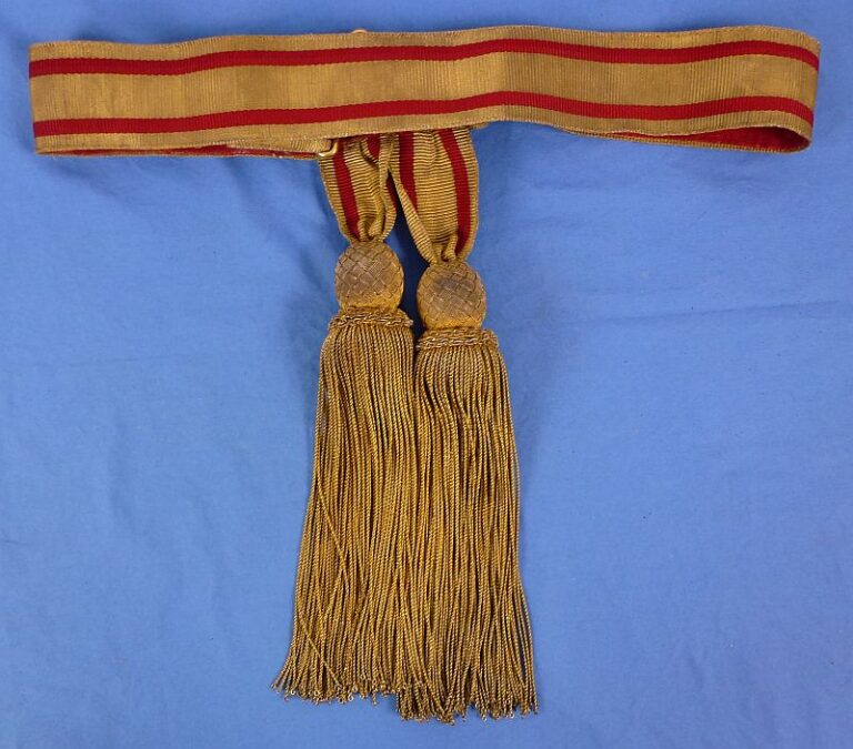Victorian British Royal Army Ordnance Officer Dress Sword Belt and Sash ...