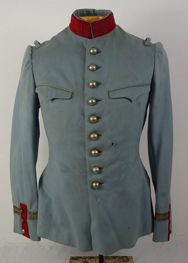 Pre WWI French Army Officer’s Horizon Blue Chasseurs Uniform and Kepi ...