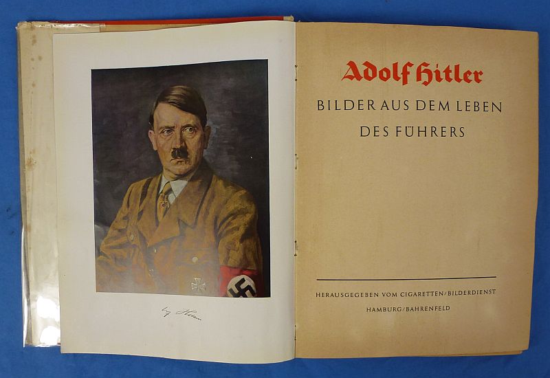 Adolf Hitler Cigarette Card Album with Scarce Dust Jacket – Griffin ...