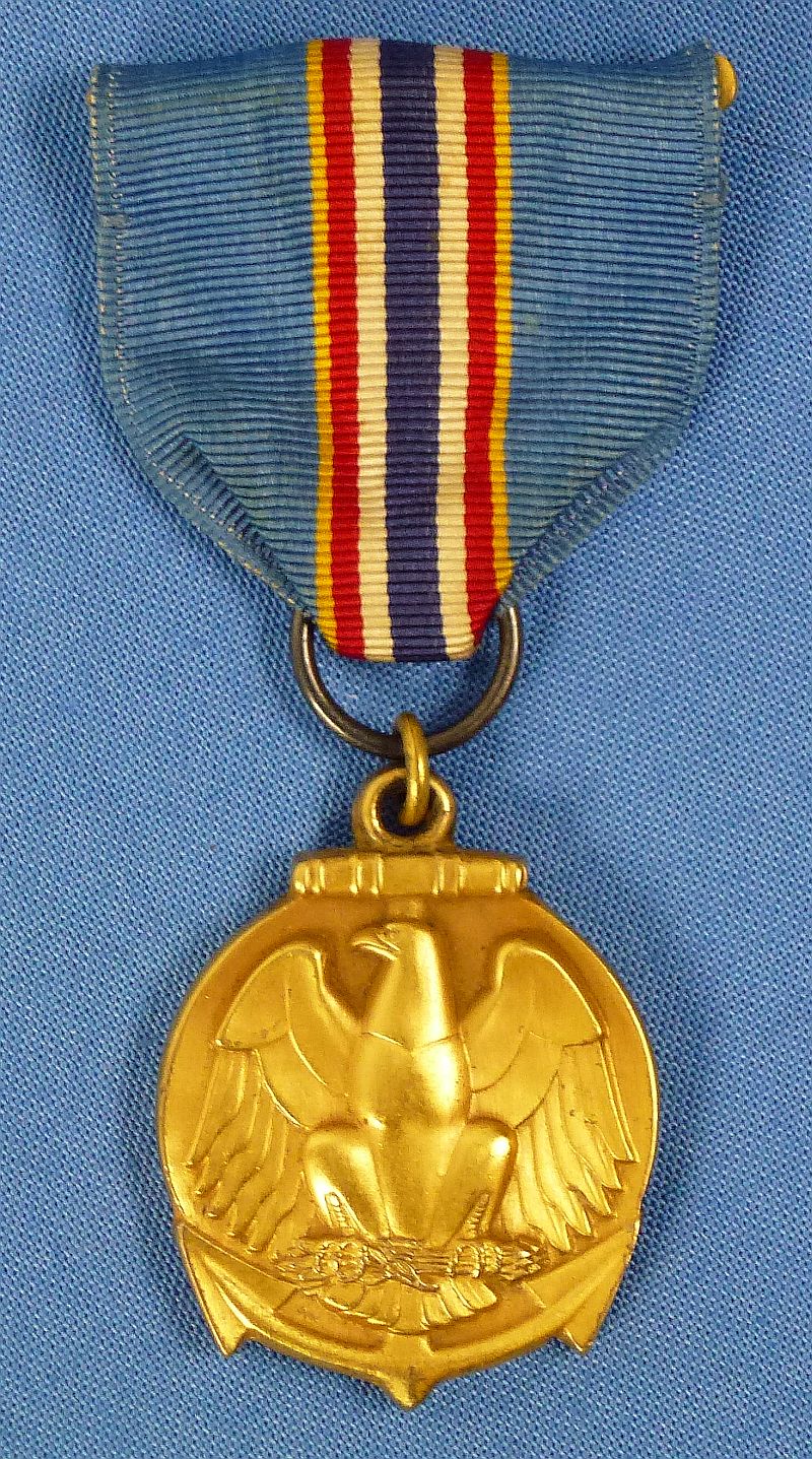 Rare Cased WWII Merchant Marine Meritorious Service Medal – Griffin ...