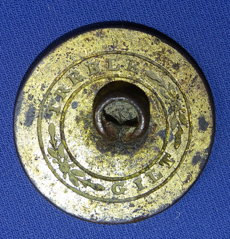 1830’s Artillery Button – Treble Gilt – Griffin Militaria