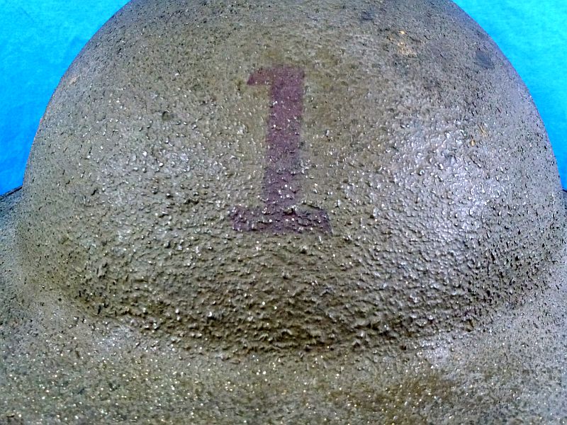 WWI Painted First Division Model 1917 Combat Helmet – Griffin Militaria